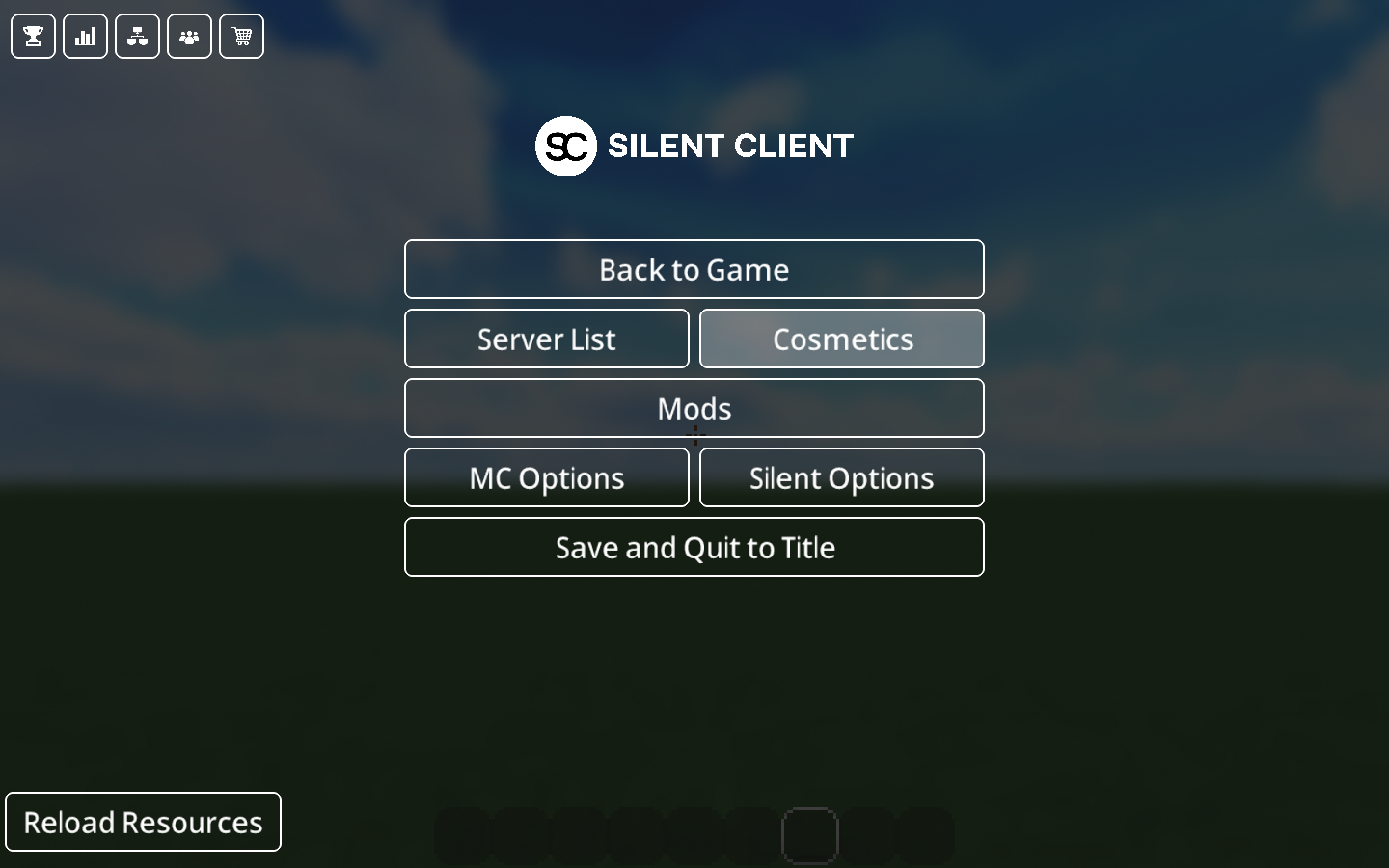 Turning Cosmetics On/Off – Silent Client Support